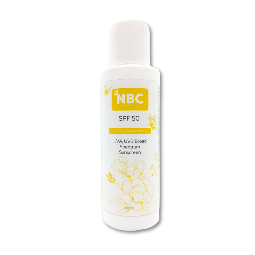 SPF50 Sunscreen – Natures Bio Correct Skin Care & Wellness